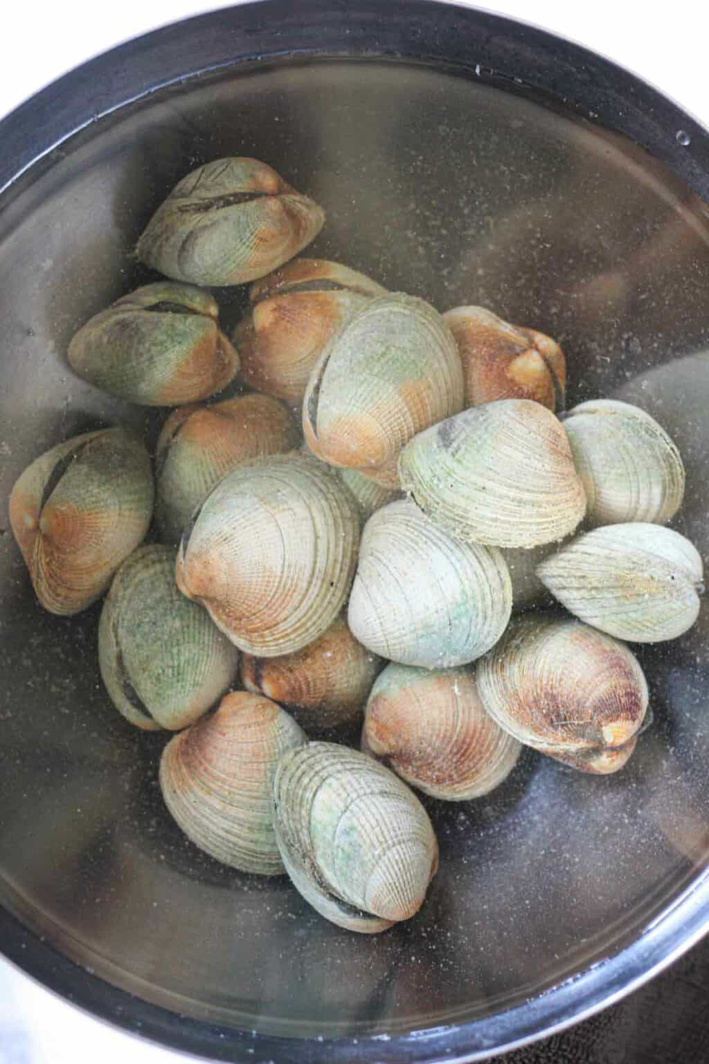 Cockles recipe with white wine and garlic butter - The Top Meal