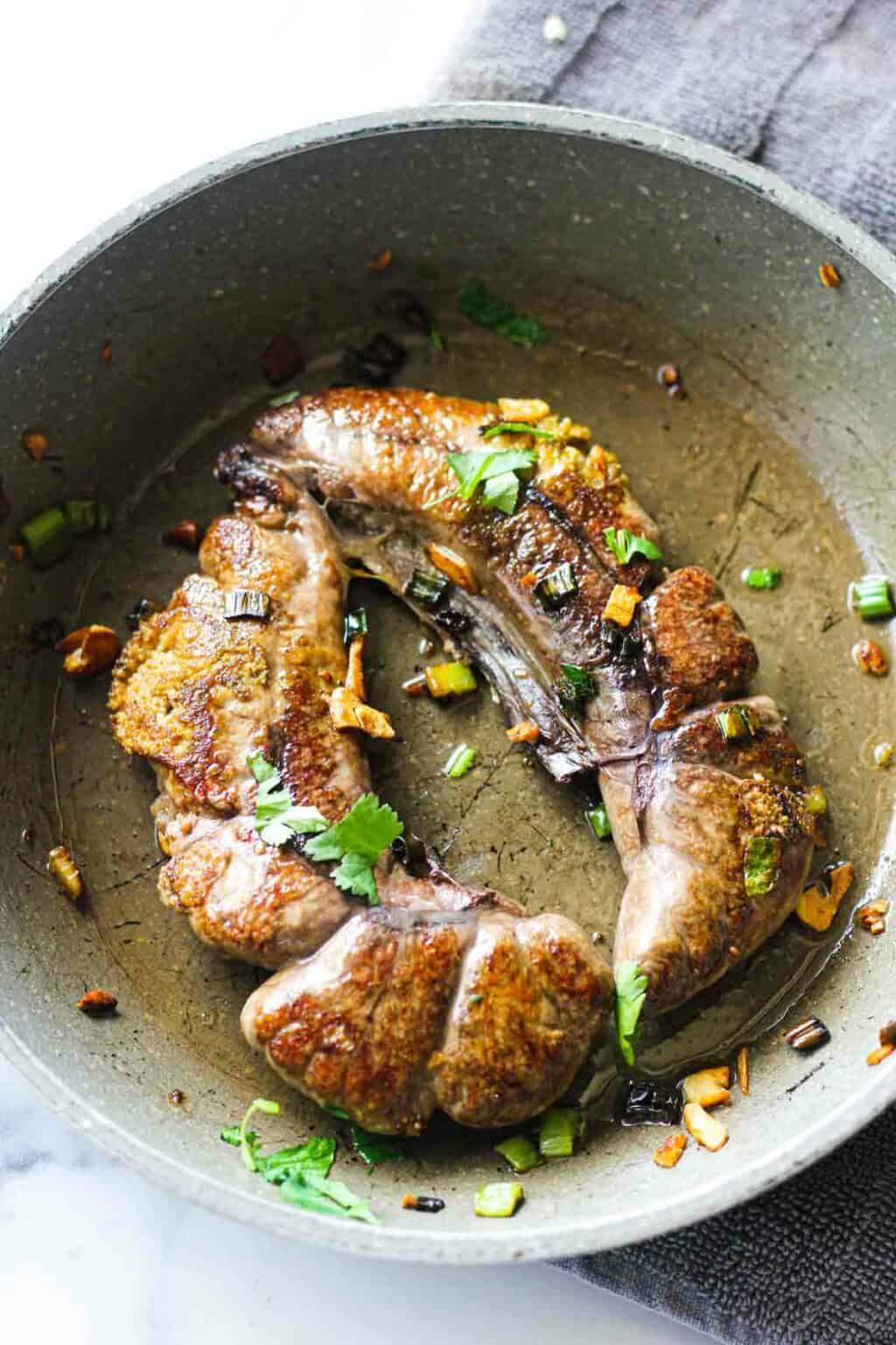 Garlic pan fried shad roe recipe - The Top Meal