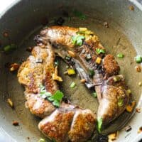 Garlic pan fried shad roe recipe - The Top Meal