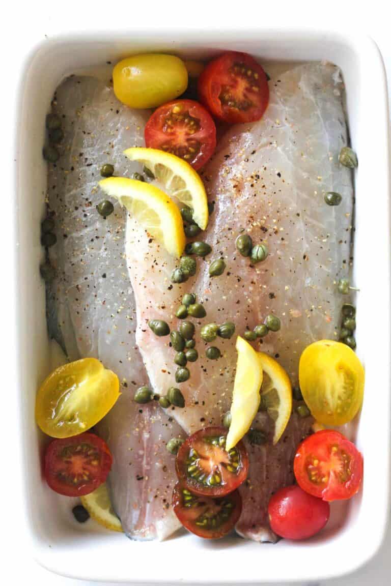 Healthy oven baked sea bream fillet - The Top Meal