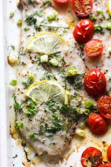 Deliciously oven baked weakfish fillets recipe - The Top Meal