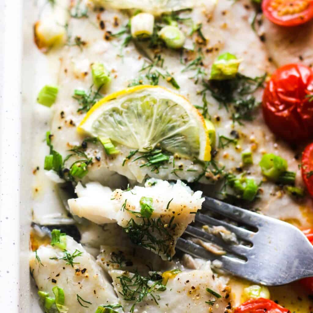 Deliciously oven baked weakfish fillets recipe - The Top Meal