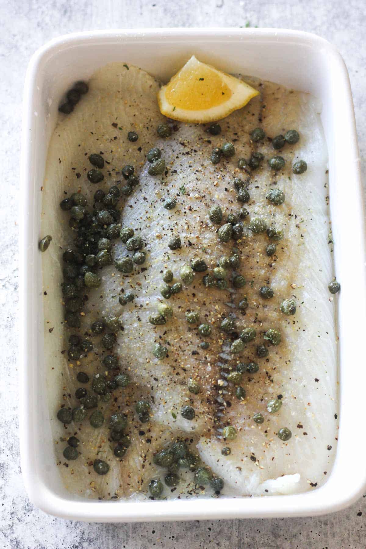 Baked Plaice with Capers - The Top Meal
