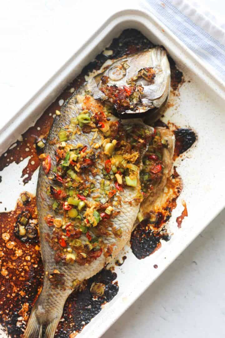 Baked Porgy Recipe (With Delicious Sauce!) - The Top Meal