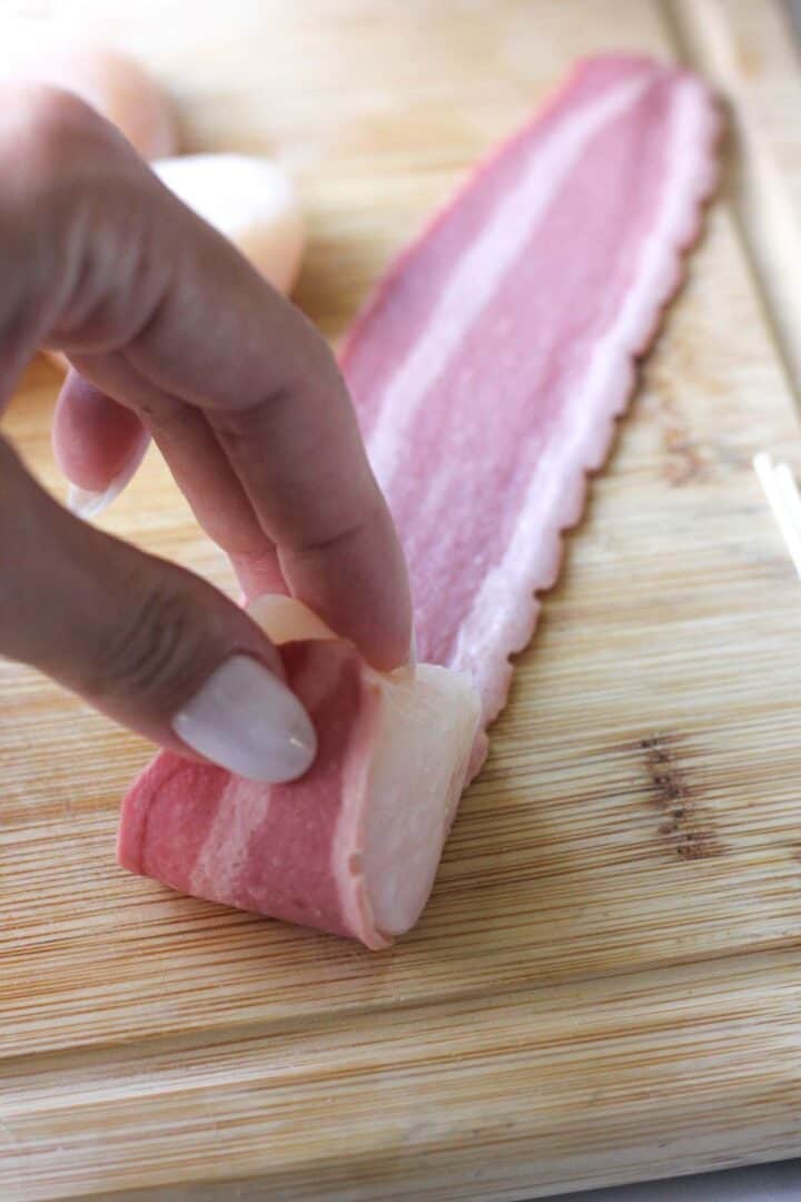 Turkey Bacon Wrapped Scallops - The Top Meal