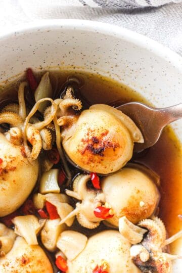 Braised cuttlefish recipe Chinese style - The Top Meal