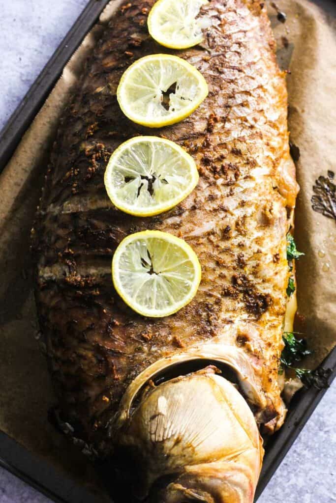 Baked buffalo fish recipe - The Top Meal