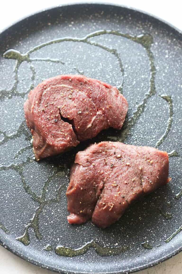 Ostrich Steaks Recipe with Wine Sauce - The Top Meal
