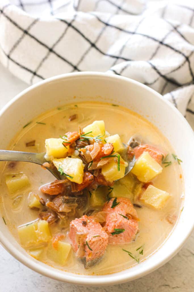 Creamy Salmon Head Soup - The Top Meal