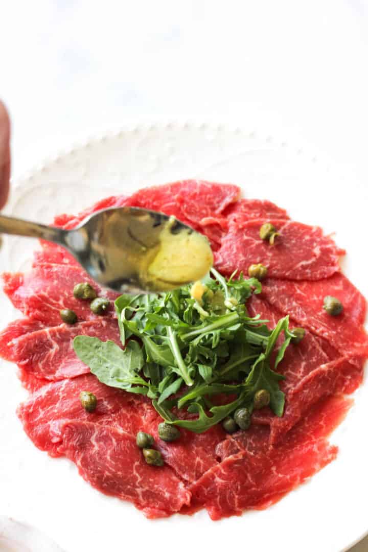 Delicious Bison Carpaccio - The Top Meal
