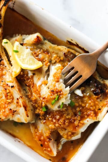 Broiled Halibut Collar - The Top Meal