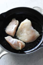 Halibut Cheeks with Lemon Garlic Butter - The Top Meal
